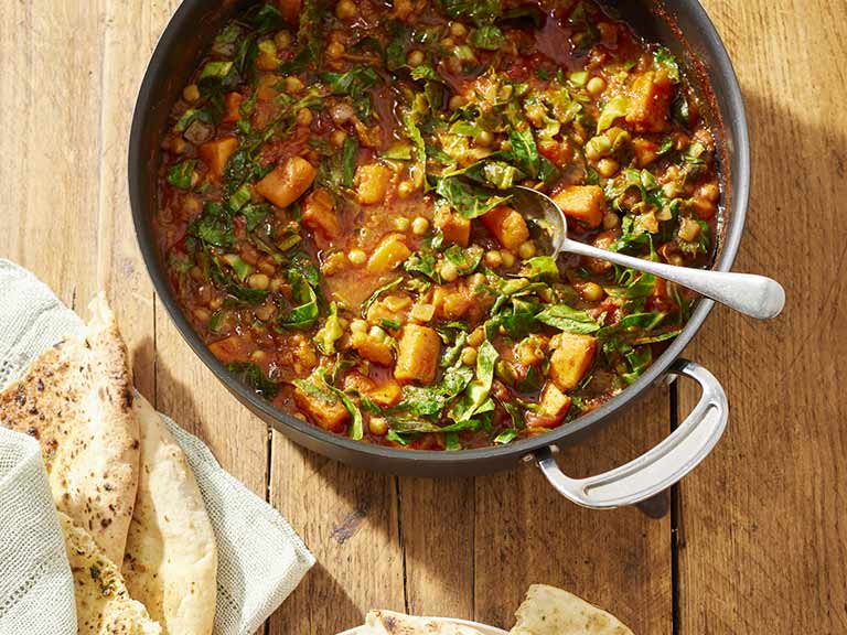 Jamie Oliver's quick and easy veggie curry